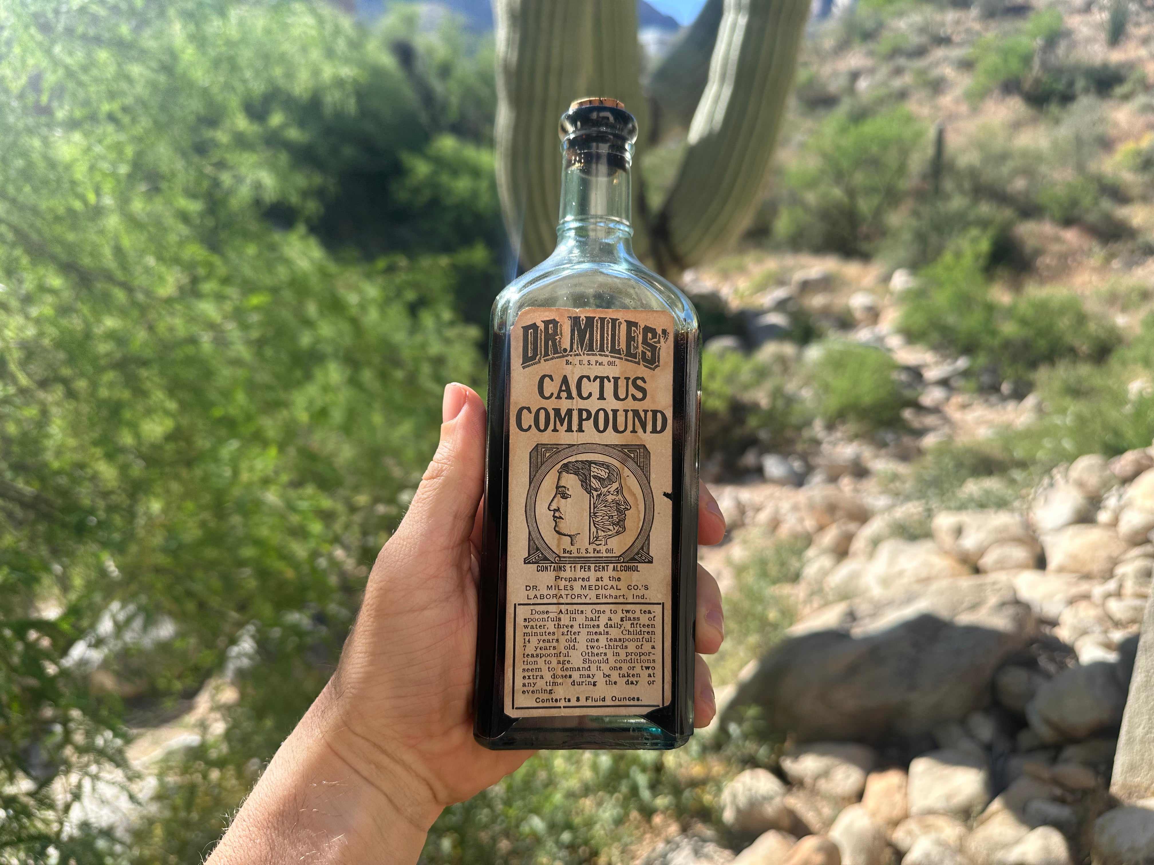 1900s Original Dr Miles Cactus Compound (Unopened) – Arizona Origins